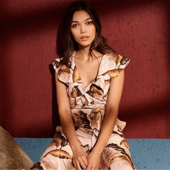 Anne Fontaine | Tops | Anne Fontaine Tropical Topaze Print Vasco ...
